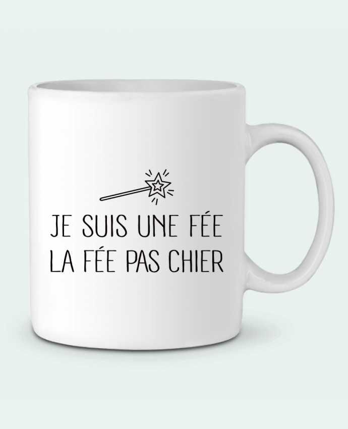 Mug en Céramique Je suis une fée la fée pas chier - Freeyourshirt.com